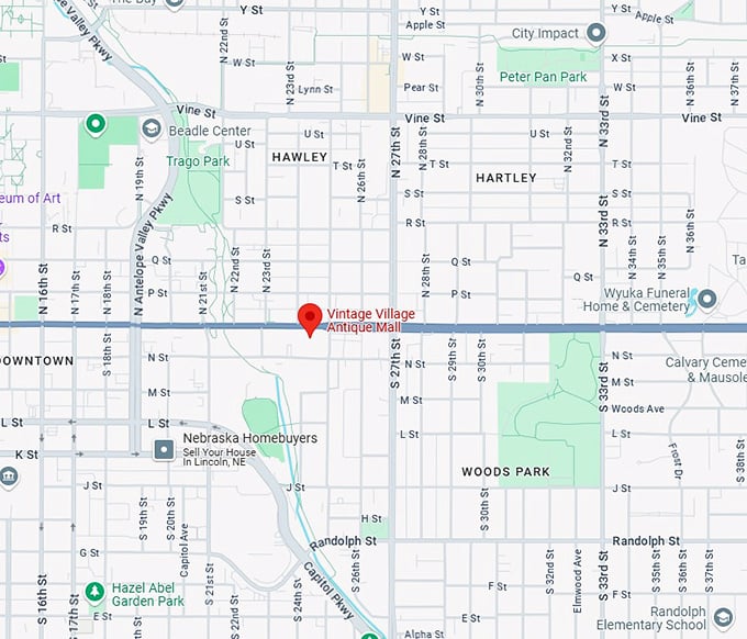 16. vintage village antique mall map