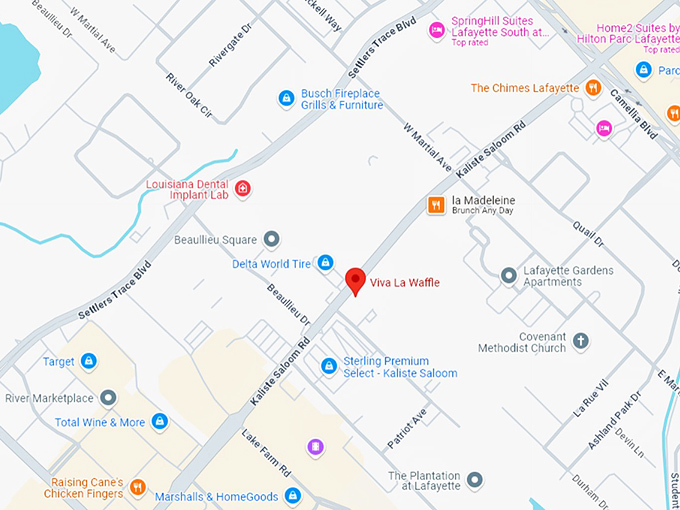 16. viva la waffle map