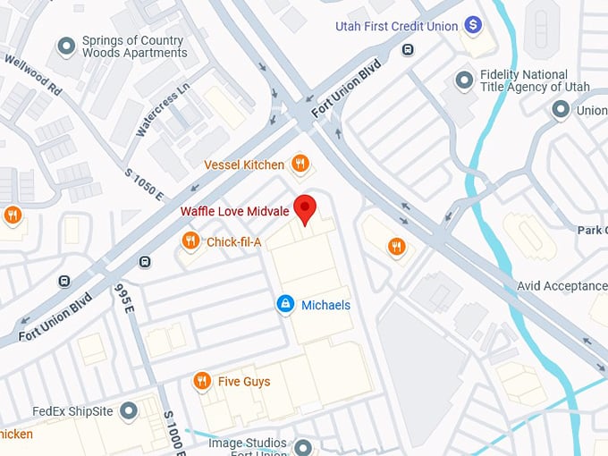 16. waffle love midvale map