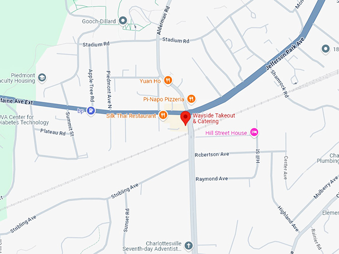 16. wayside takeout & catering map