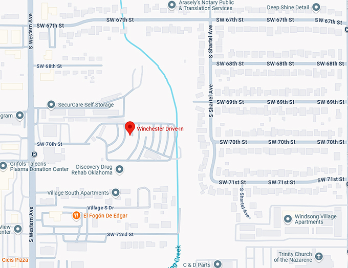 16. winchester drive in map