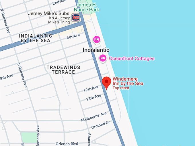 16. windemere inn by the sea map