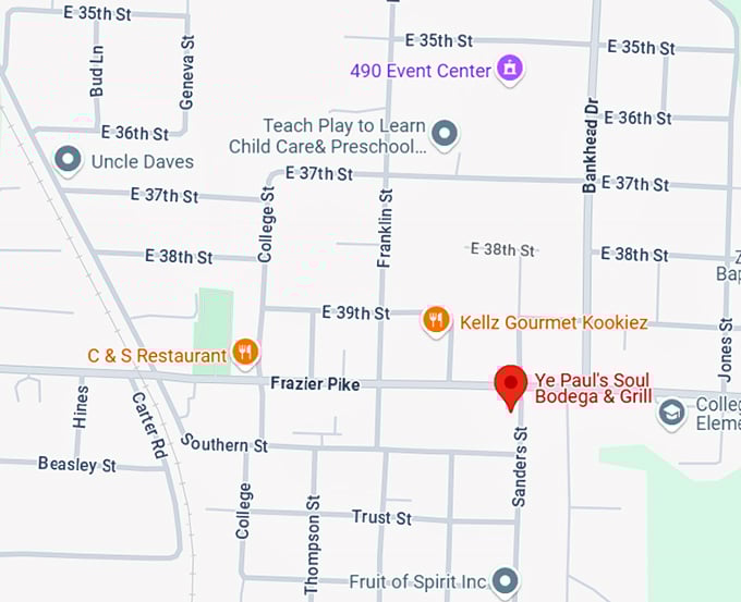 16. ye paul's soul bodega & grill map