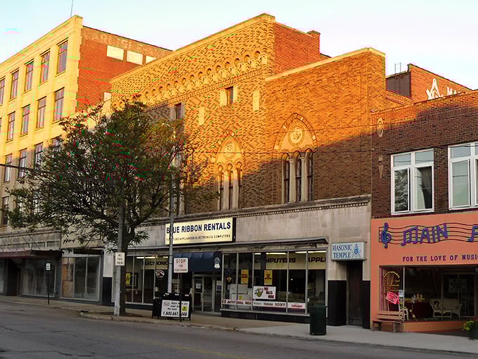 Historic brick buildings line Ashtabula's charming downtown, where your Social Security check stretches as far as the Lake Erie horizon.