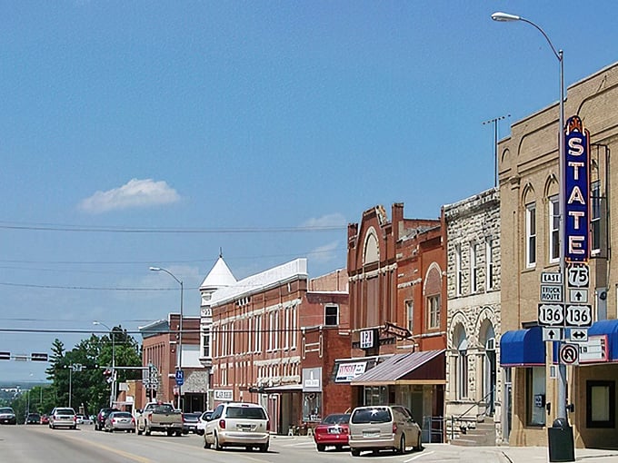 Explore the historic charm of downtown Auburn, where classic brick architecture and a friendly community spirit await every visitor.