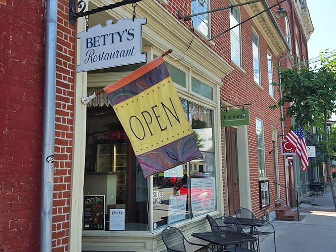 Betty's Restaurant: "That 'OPEN' flag might as well say 'HEAVEN' &ndash; this brick-front beauty in Shepherdstown promises comfort food that hugs your soul."