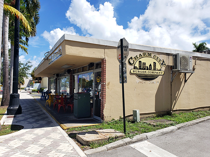 The unassuming exterior of Charm City hides a burger paradise &ndash; like finding a Picasso at a yard sale.