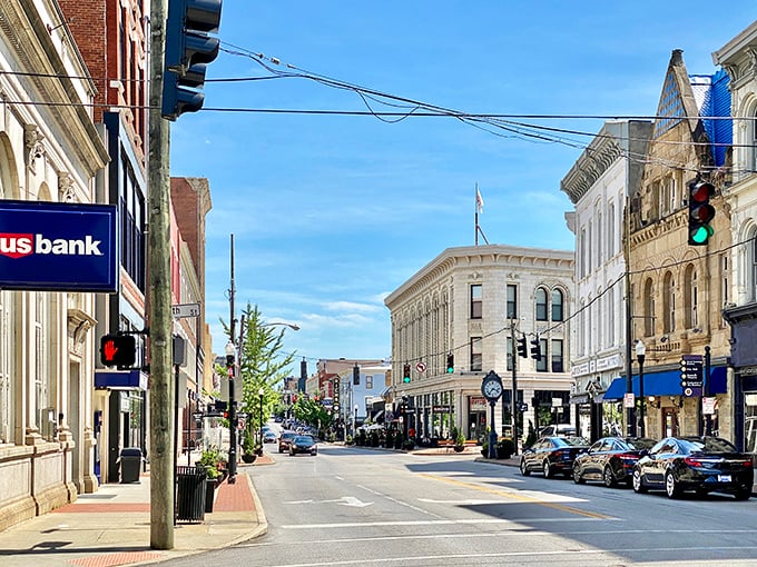 Downtown Covington's historic charm beckons with its classic architecture and inviting storefronts. Like Main Street USA with a Kentucky twist!