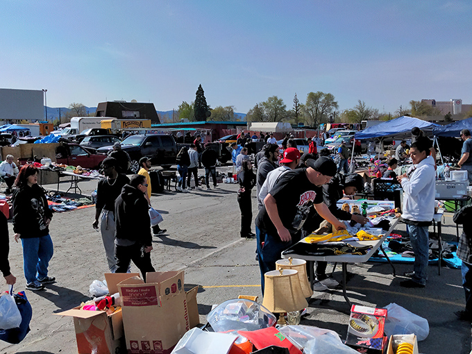Treasure hunters navigate the El Rancho Public Market, where one person's castoffs become another's prized possessions.