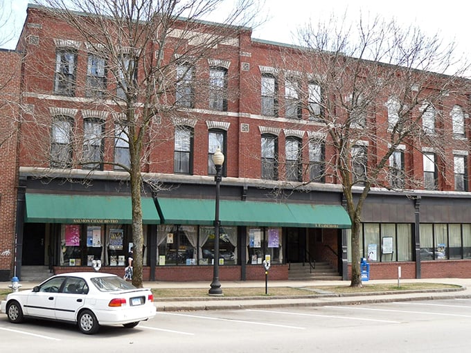 Historic brick buildings line Keene's charming Main Street, where small-town New England character comes alive without emptying your wallet.
