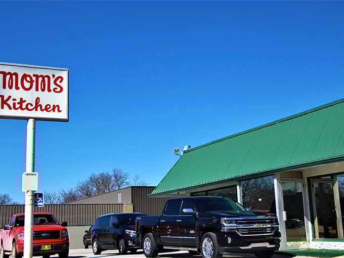 Mom's Kitchen: That iconic sign promises home cooking that'll make you call your actual mom to apologize for liking their meatloaf better.
