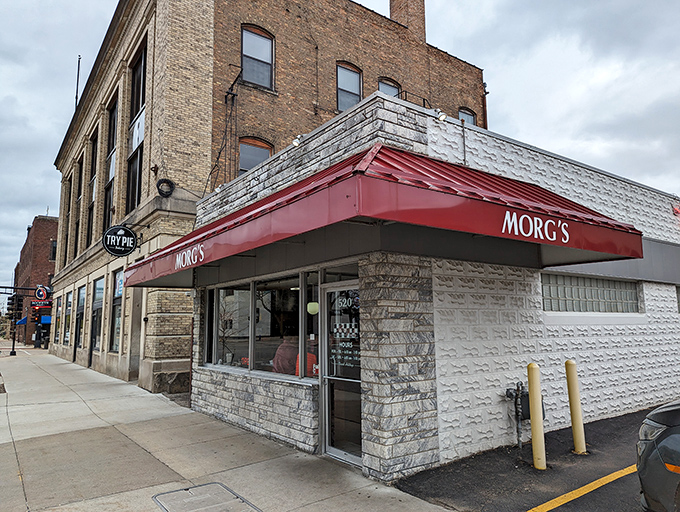 Morg's Diner: The red awning beckons like an old friend waving hello. This Waterloo institution has been winning breakfast awards for good reason!