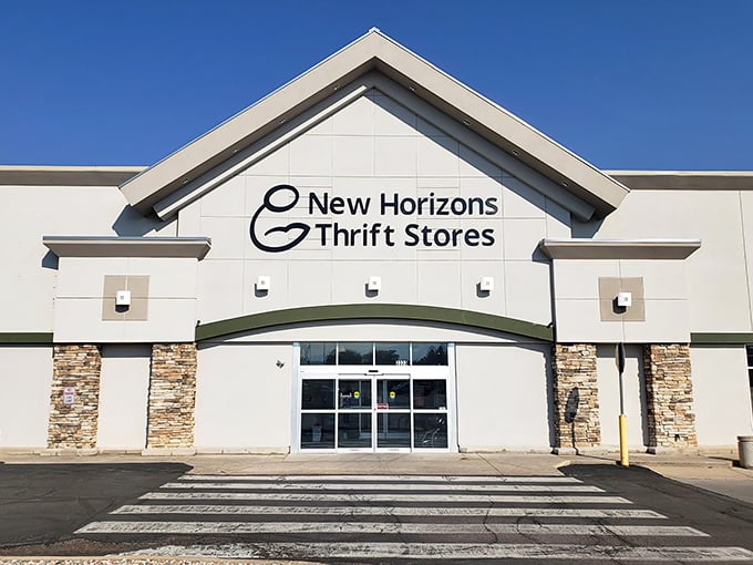 New Horizons beckons with its impressive storefront &ndash; treasure hunting made easy in this spacious Colorado Springs goldmine!