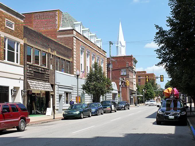 Downtown Parkersburg's brick-lined streets whisper stories of yesteryear while keeping your wallet happily full.