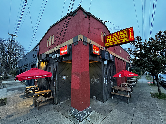 The unassuming storefront of Reel M Inn hides Portland's worst-kept secret &ndash; fried chicken worth writing home about. 