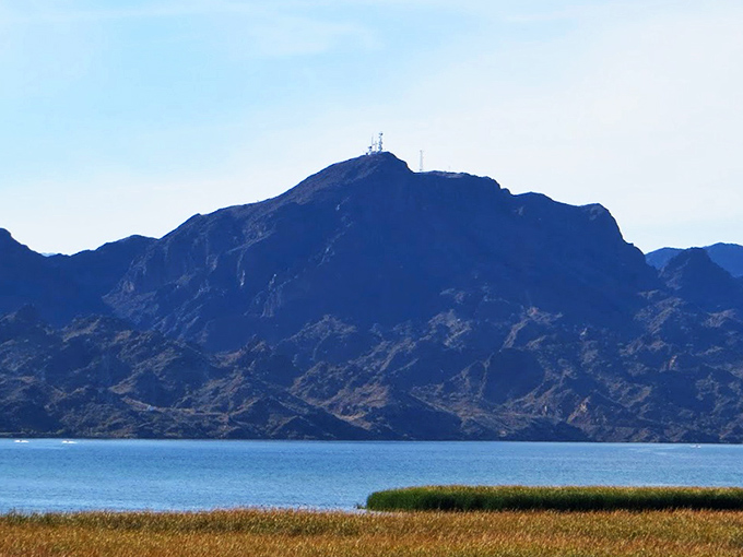 The Colorado River meets dramatic mountain silhouettes at River Island State Park &ndash; nature's perfect marriage of water and wilderness.