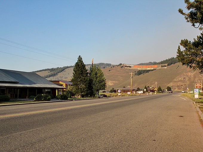 Stanley's main street might be humble, but those Sawtooth Mountains behind it? Pure Idaho majesty that makes skyscrapers seem silly.