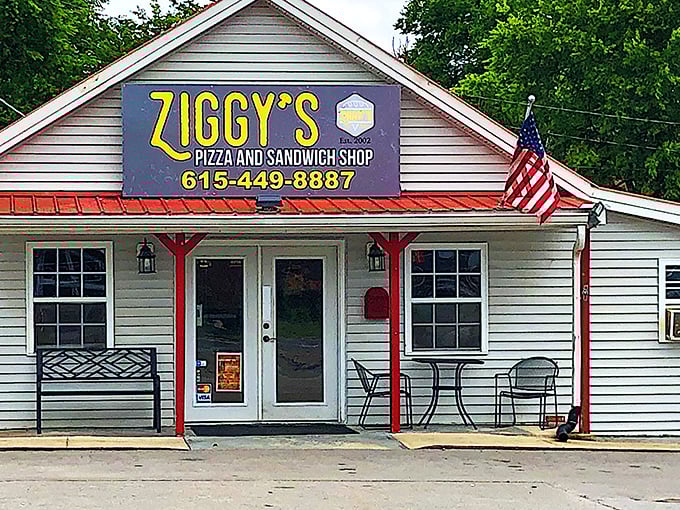Ziggy's cozy cottage exterior says "nothing fancy here" &ndash; but inside, pizza magic awaits that will make your taste buds dance with joy.