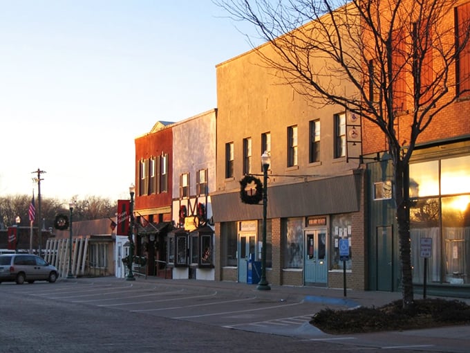 Historic storefronts with colorful awnings invite you to explore &ndash; each doorway promising treasures and tales from Nebraska's past.
