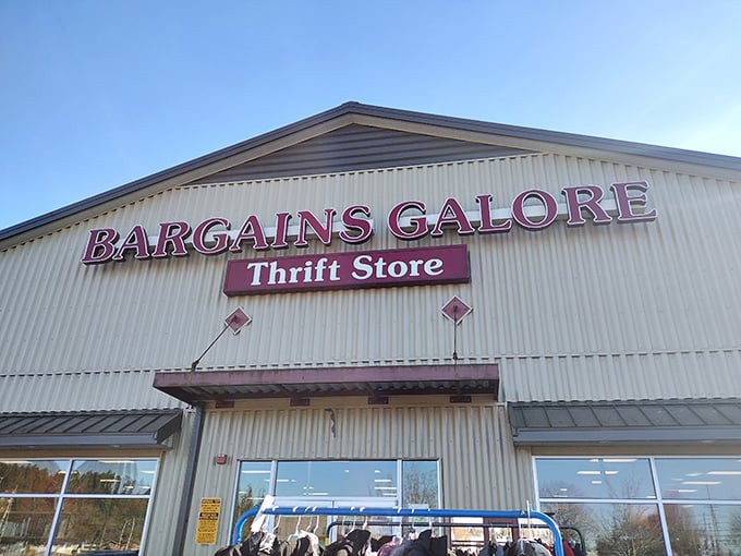 Like a department store that's been sprinkled with thrifty fairy dust, Bargains Galore offers endless possibilities behind that unassuming facade.