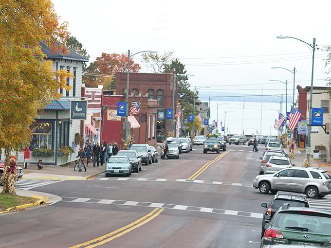 Fall in Bayfield transforms this lakeside gem into a painter's dream, with water views that would make even Bob Ross reach for his brushes.