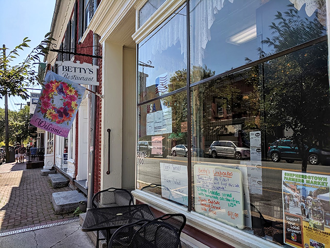 Betty's Restaurant: "Peek through these windows and you'll spot locals who've been coming here longer than some marriages last. That's breakfast loyalty!"