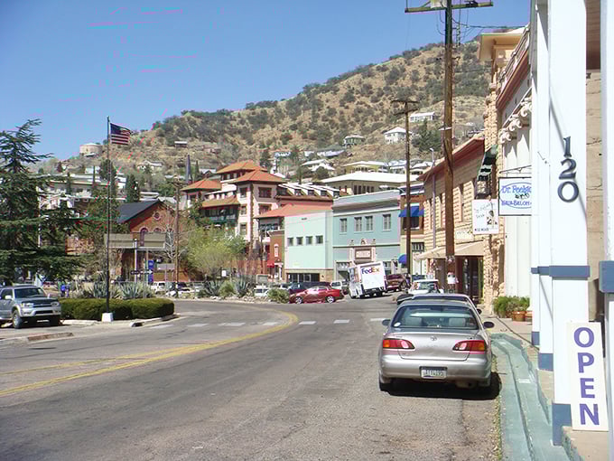 Nestled in the Mule Mountains, Bisbee's colorful storefronts invite you to wander through history without breaking the retirement bank.