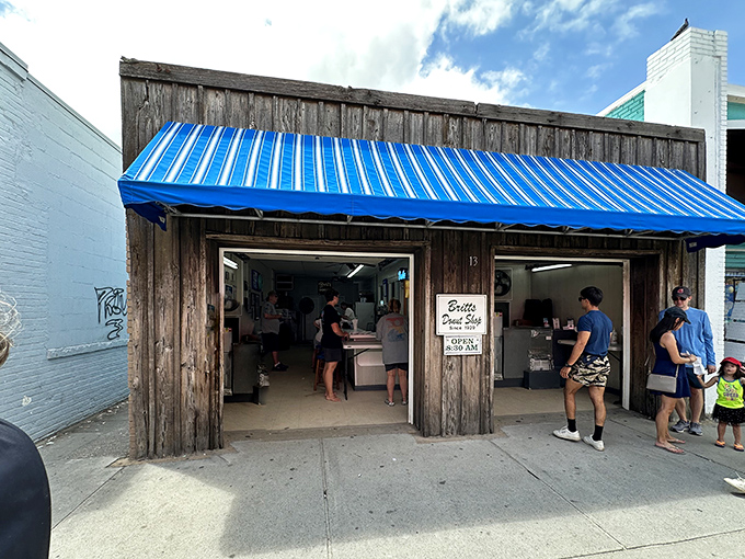 Simple wooden facade, extraordinary donuts inside. Britt's proves that sometimes the best things come in unassuming packages.