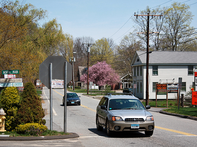 Small-town magic at its finest! Chester's winding roads and historic buildings create the perfect New England postcard moment.