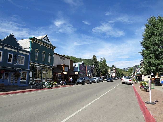 Crested Butte: Where every street view comes with a side of breathtaking mountain backdrop. Chamber of Commerce couldn't design it better! 
