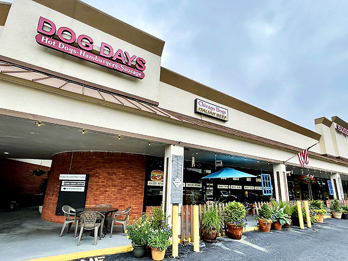 Don't let the modest exterior fool you&mdash;behind these doors lie hot dog creations that would make even the most stoic Midwesterner shed a tear of joy.