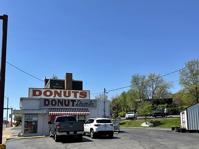 Simple pleasures speak loudest! This no-frills drive-in proves great donuts don't need fancy surroundings to shine.