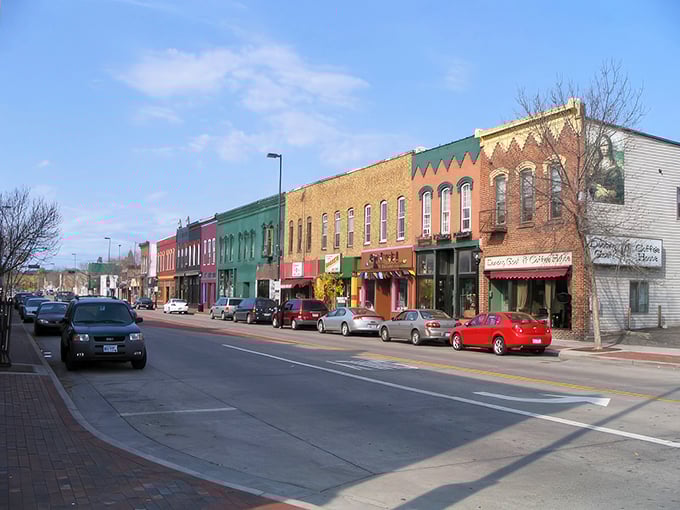 The colorful storefronts of Eau Claire's main street offer small-town charm with big-city amenities&mdash;all at prices that make your Social Security check smile.