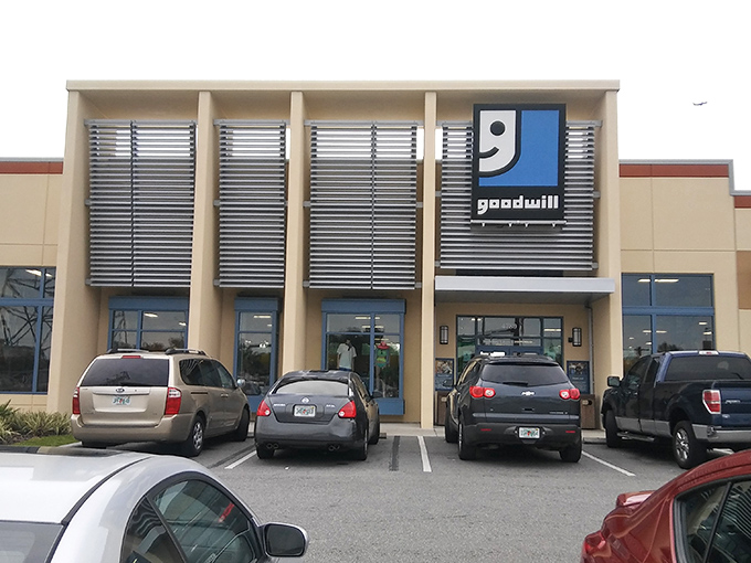 Parking lot full? That's the universal sign you've found thrift store gold at this Orlando Goodwill hotspot.