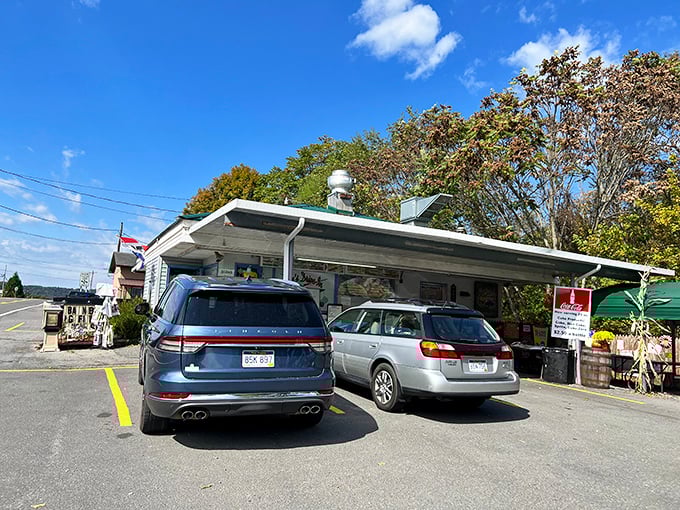This unassuming roadside gem has been serving West Virginia-shaped satisfaction since before fast food chains conquered America.
