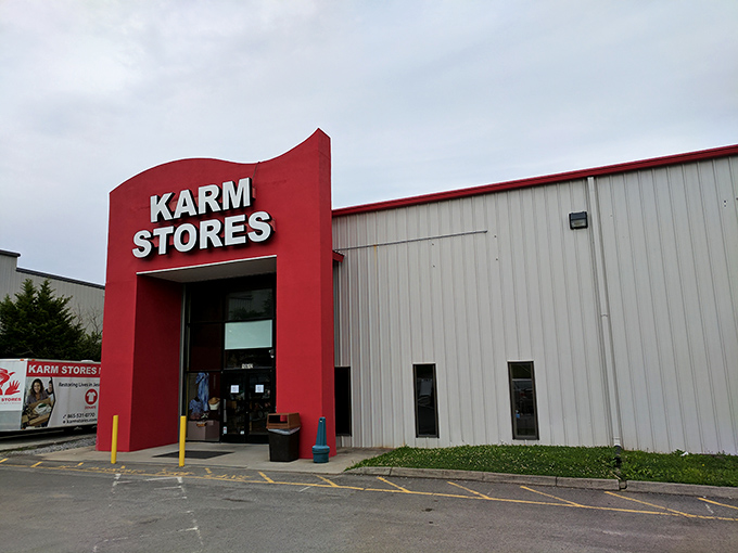 KARM's massive warehouse holds more treasures than your grandmother's attic, minus the dust and questionable holiday decorations.