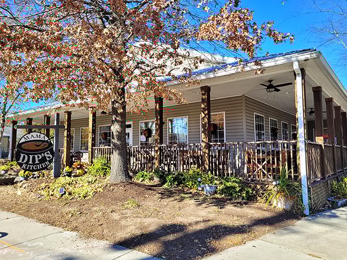 This cozy cottage-style restaurant feels like grandma's house, if grandma happened to make the best fried chicken in North Carolina.