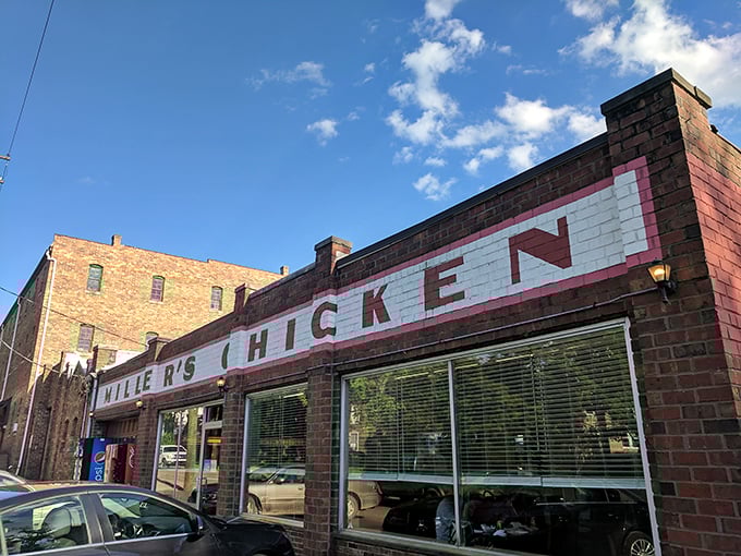 That classic "MILLER'S CHICKEN" sign has been guiding hungry Ohioans to fried chicken nirvana for generations.