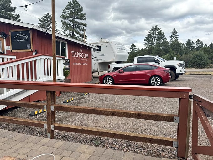 That taproom sign promises more than just pizza &ndash; here's where wood-fired dreams and local brews come together.