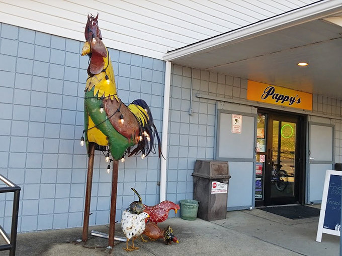 Pappy's (Uniontown): "That cartoon chicken on the sign knows what's up! Like finding a hidden vinyl record store, this place keeps the classics alive." 