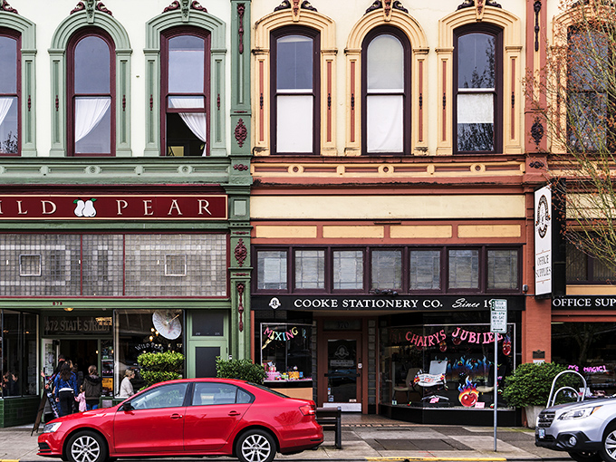 These colorful storefronts in Salem house local shops where your dollar stretches further &ndash; and shopkeepers might actually remember your name!