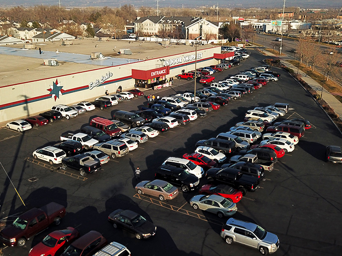 From above, it looks like any big box store. Inside? A labyrinth of deals that would make bargain-loving Indiana Jones swoon.