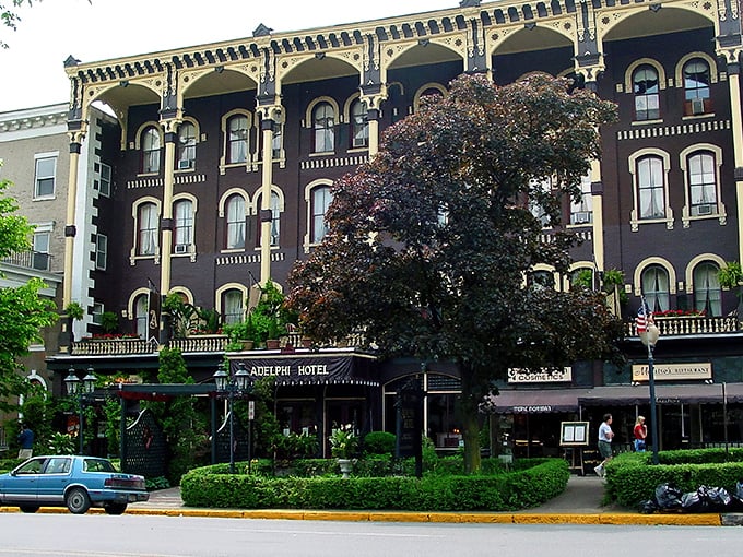 The historic Adelphi Hotel stands as Saratoga's grande dame, showcasing the town's gilded past without the gilded price tag.