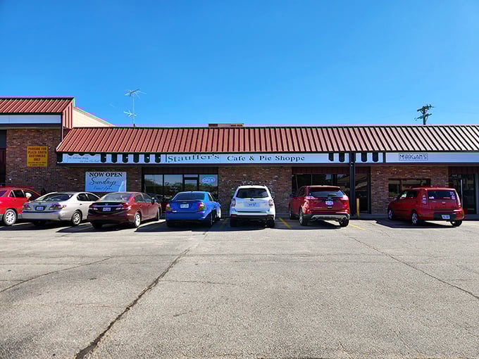The full parking lot tells you everything &ndash; locals know that Stauffer's sandwiches are worth battling for the last spot.