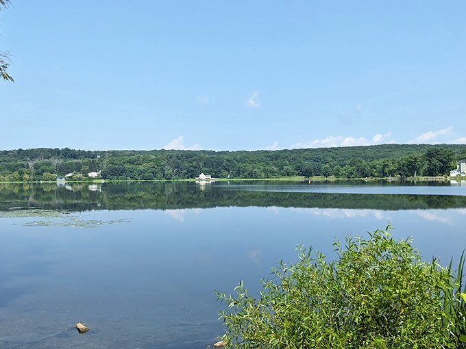 Mirror, mirror on the lake! Swartswood's perfect reflections could convince you that Mother Nature has her own Instagram filter.