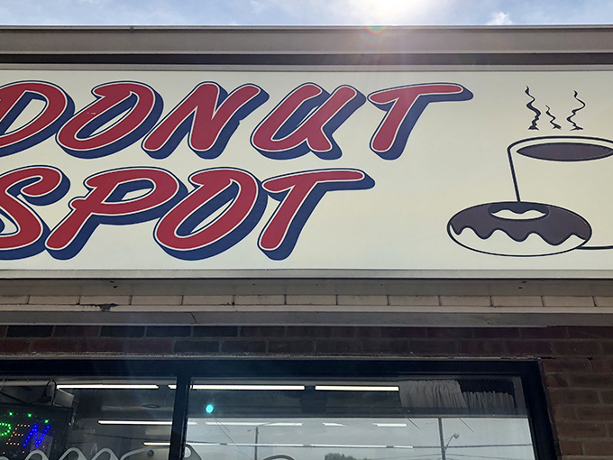 That classic sign promises exactly what you'll get: no-frills donuts that make fancy pastry shops seem like they're trying too hard.