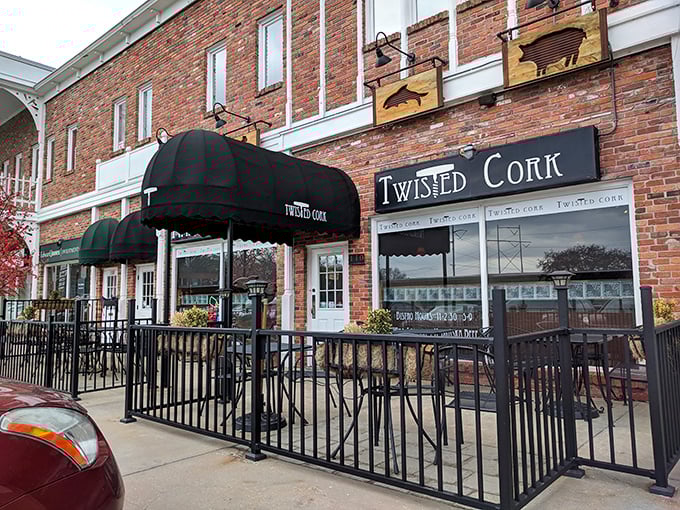 Twisted Cork Bistro: Classic brick architecture meets modern dining &ndash; where Nebraska proves it knows a thing or two about seafood. 
