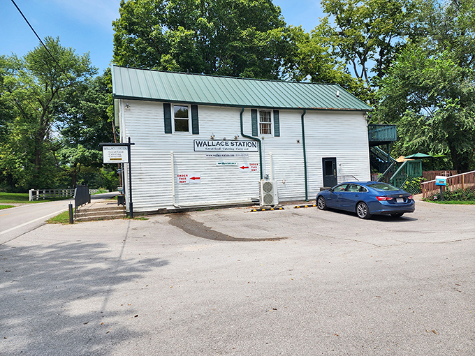 Country roads take me home... to this charming roadside spot where sandwich dreams come true in Kentucky horse country.