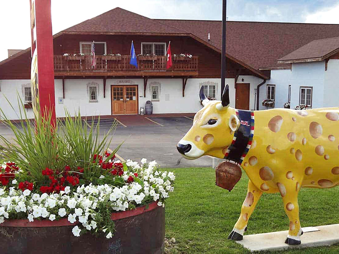 This industrial loading dock might not look glamorous, but it's where cheese magic begins. The unsung backstage of Wisconsin's dairy theater. 