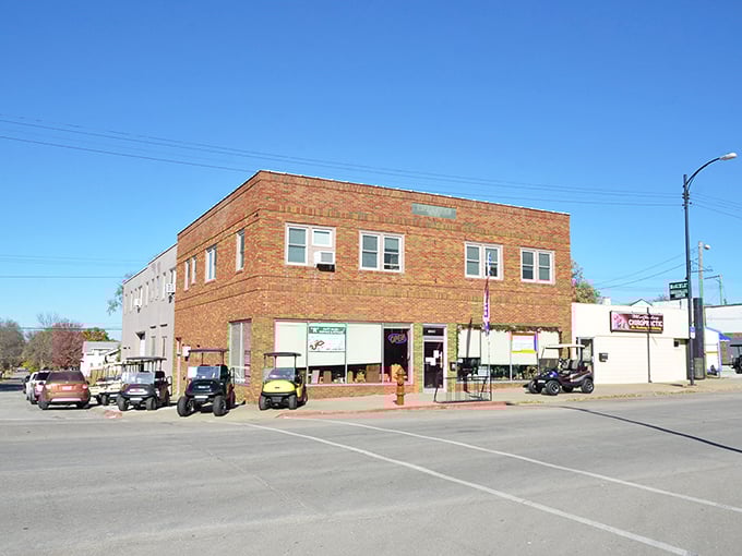 Simple pleasures done right: a hearty steak with classic sides. In Nebraska City, even a basic plate becomes a masterpiece of heartland cuisine.
